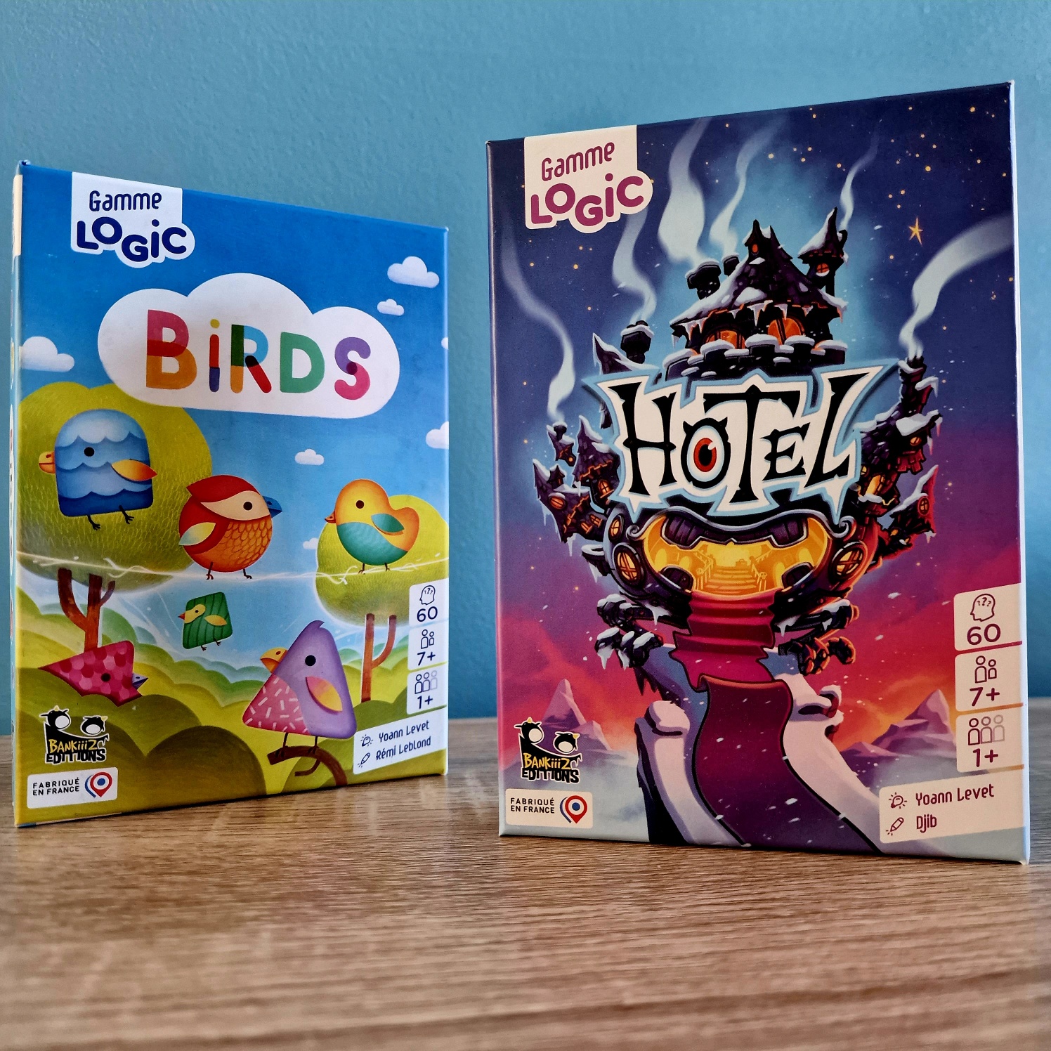Gamme LOGIC : Birds & Hotel - Des jeux & des bières